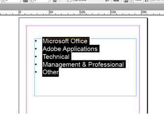 InDesign - How to change the bullet character on bulleted paragraphs ...