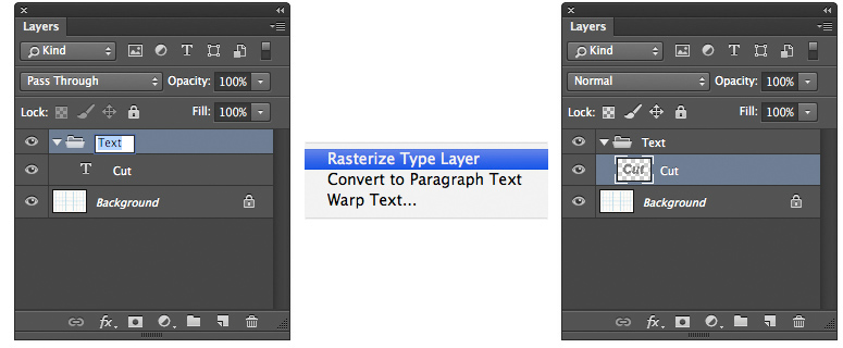 How to Make Cut up Text in Photoshop - Acuity Training