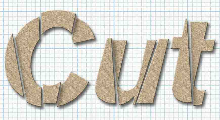 How to Make Cut up Text in Photoshop - Acuity Training
