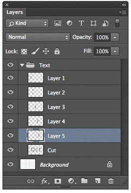 Adobe Photoshop: How to Make Cut up Text - Acuity Training