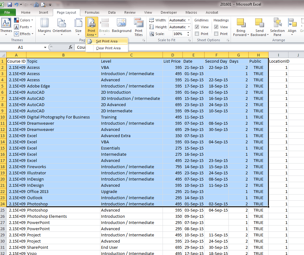 Microsoft Excel: A Guide To Controlling Your Page Layout
