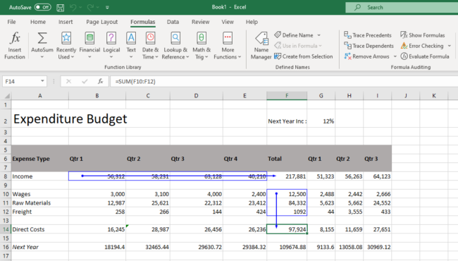 Microsoft Excel: A Guide To Auditing Formulas To Ensure They're Correct