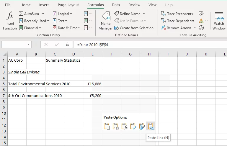 Linking Data In Microsoft Excel The 2 Methods That You Need To Know 9867