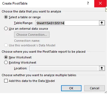 How to create a table using excel - copaxtext