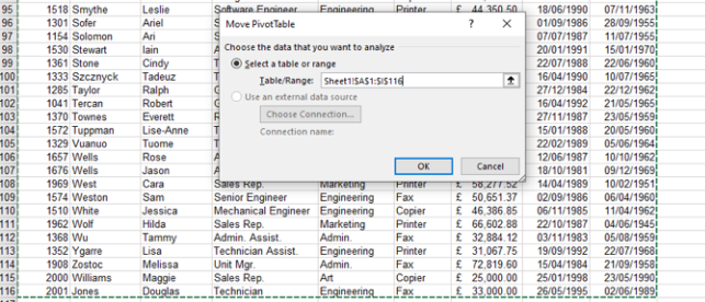 Excel Pivot Tables to Data Tables! - Acuity Training
