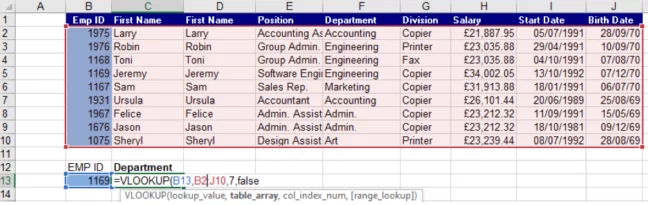 VLookup vs IndexMatch - What To Use?