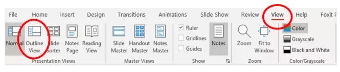 Comprehensive Guide To Outline View In PowerPoint - Acuity Training