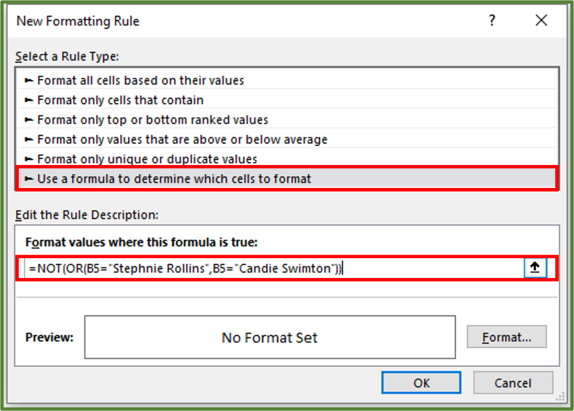 Applying Conditional Formatting In Excel - Acuity Training