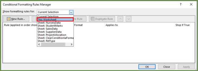Applying Conditional Formatting In Excel - Acuity Training