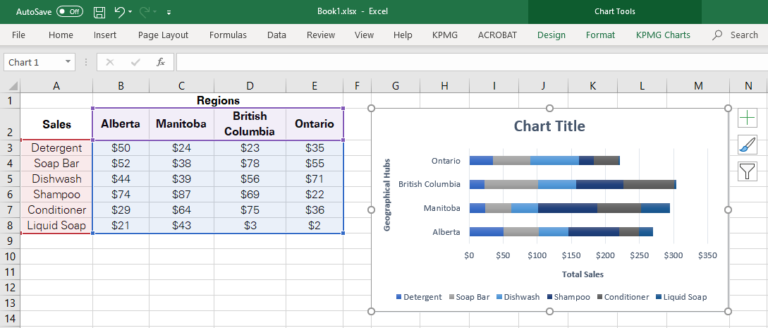 How To Make A Stacked Bar Or Column Chart (5 Minutes Or Less!)