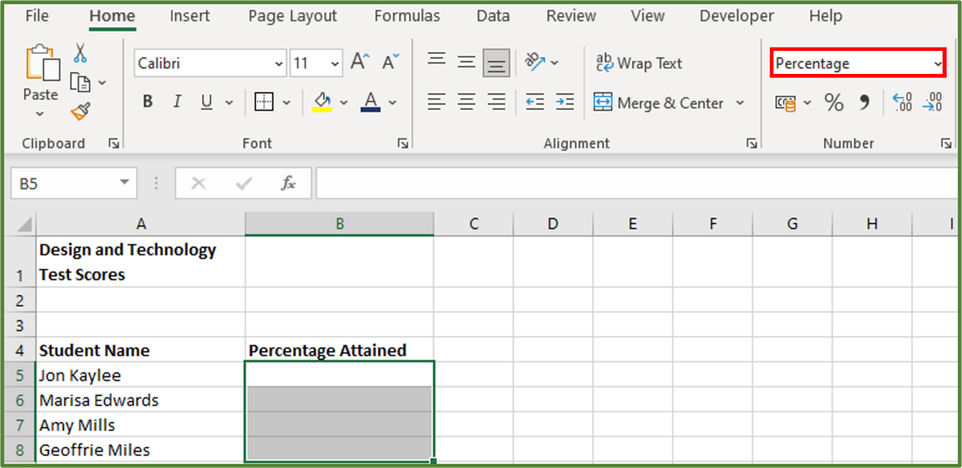 How To Calculate A Percentage Difference in Excel - Acuity Training
