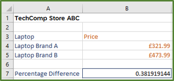 How To Calculate A Percentage Difference in Excel - Acuity Training