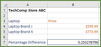 How To Calculate A Percentage Difference in Excel - Acuity Training