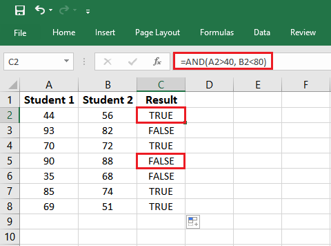 Logical Functions in Excel – Individual Breakdown - Acuity Training