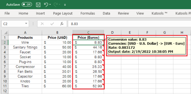How to convert currencies using Excel - Acuity Training
