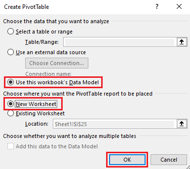 Creating a Data Model in Excel - Acuity Training