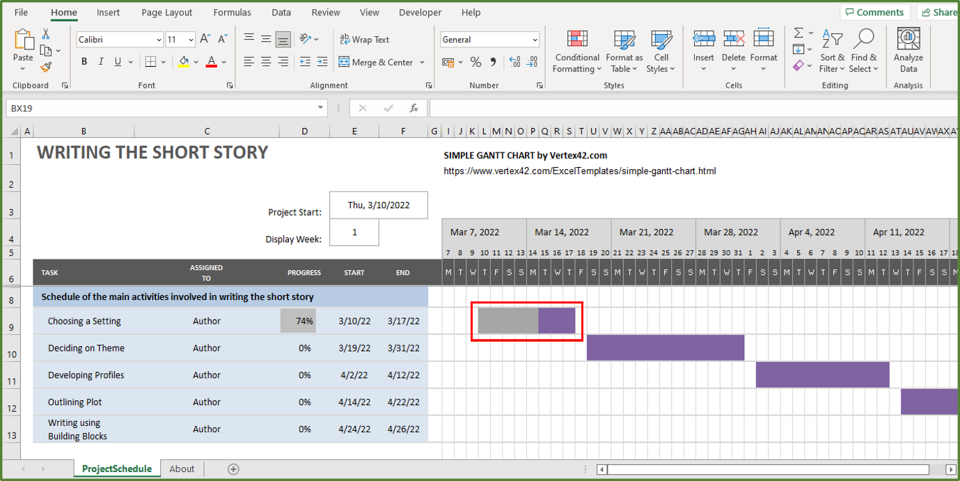 Making A Gantt Chart In Excel (Quick & Easy!) - Acuity Training
