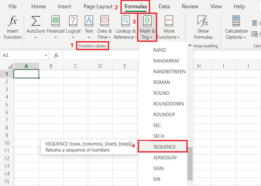 Sequence Functions Mastering Excels Array Tools Acuity Training