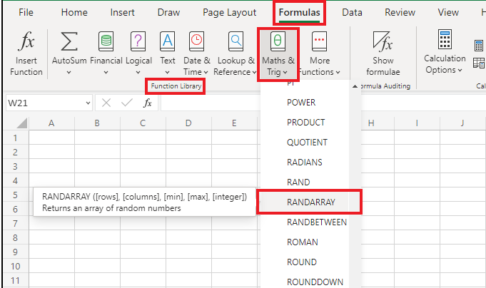The Randarray Function Master Excel Array Tools Acuity Training
