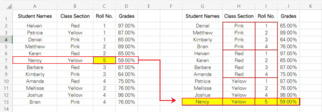 SORT and SORTBY functions