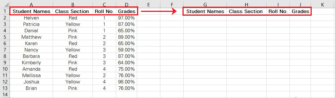 SORT and SORTBY functions