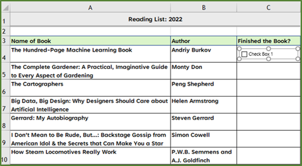 Form Controls: How To Use A Checkbox In Excel - Acuity Training