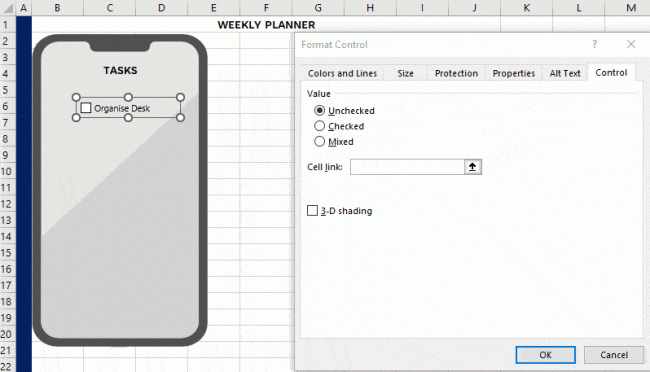 Form Controls How To Use A Checkbox In Excel Acuity Training