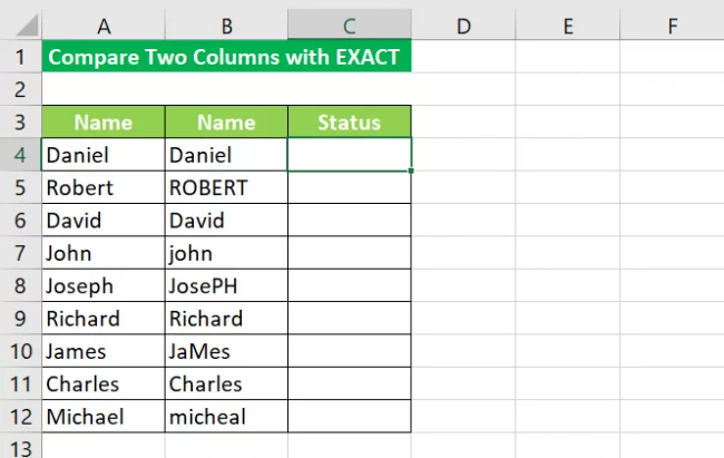 Compare Two Columns in Excel (Ultimate Guide!) - Acuity Training