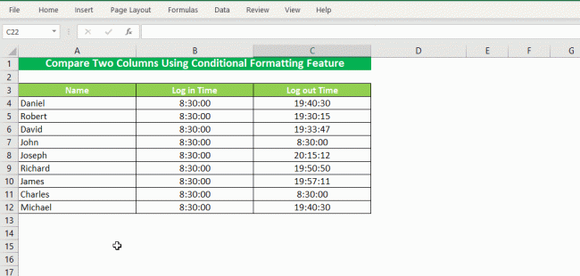 Compare Two Columns In Excel (Ultimate Guide!) - Acuity Training
