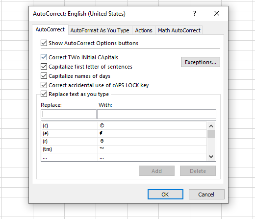 Inserting A Check Mark (Tick ) Symbol in Excel - Acuity Training