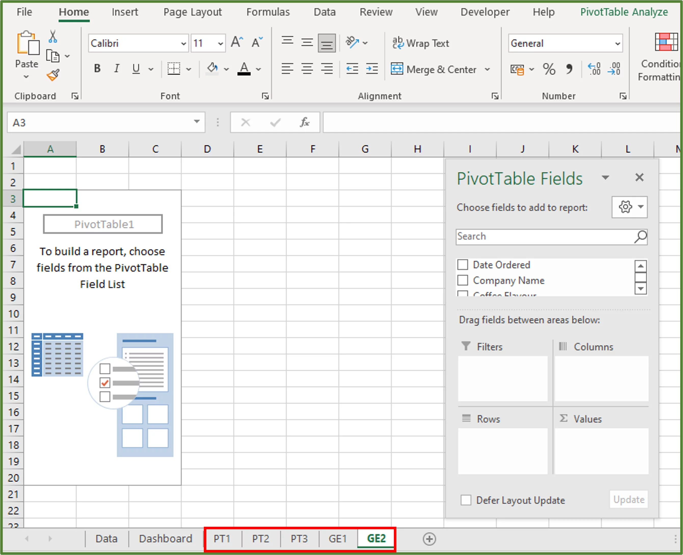 Create and Personalise Your Excel Dashboard! - Acuity Training