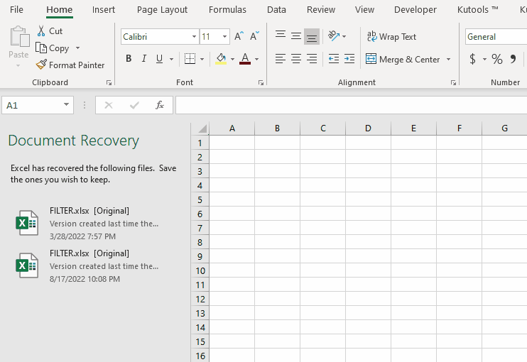 Recover Unsaved Files in Excel 2024 ! - Acuity Training