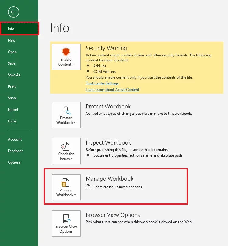 Recover Unsaved Files in Excel 2024 ! - Acuity Training