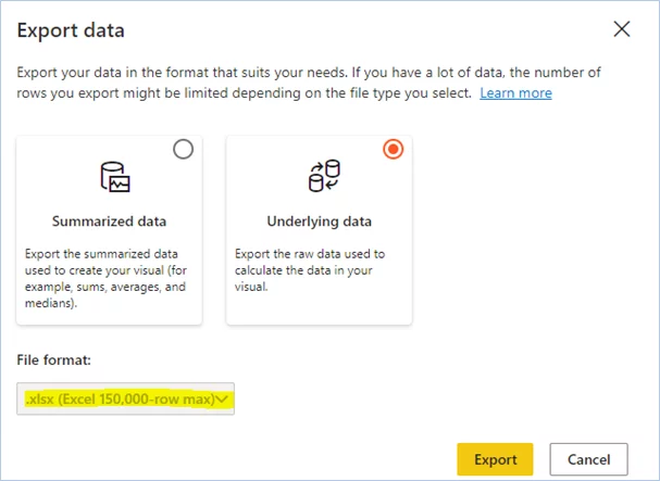 Exporting From Power Bi To Excel Fastest Simplest Method Acuity