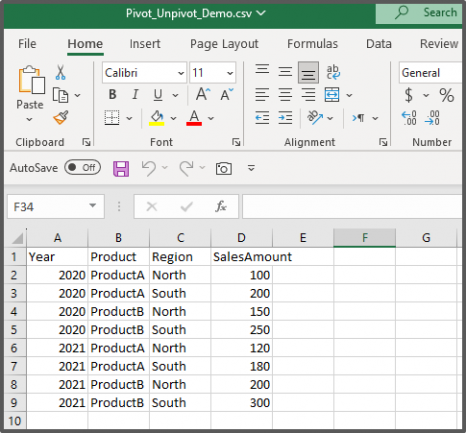 Pivot and Unpivot Columns in Power BI - Acuity Training