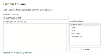 Power BI – Custom Columns - Acuity Training