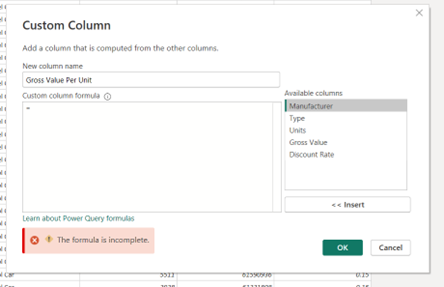 Power BI – Custom Columns - Acuity Training