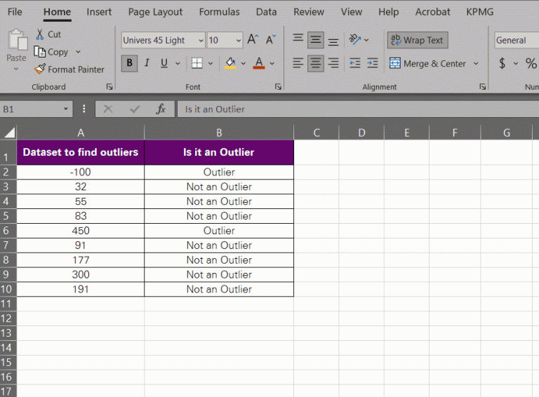 Finding Outliers In Excel: A Detailed Guide - Acuity Training