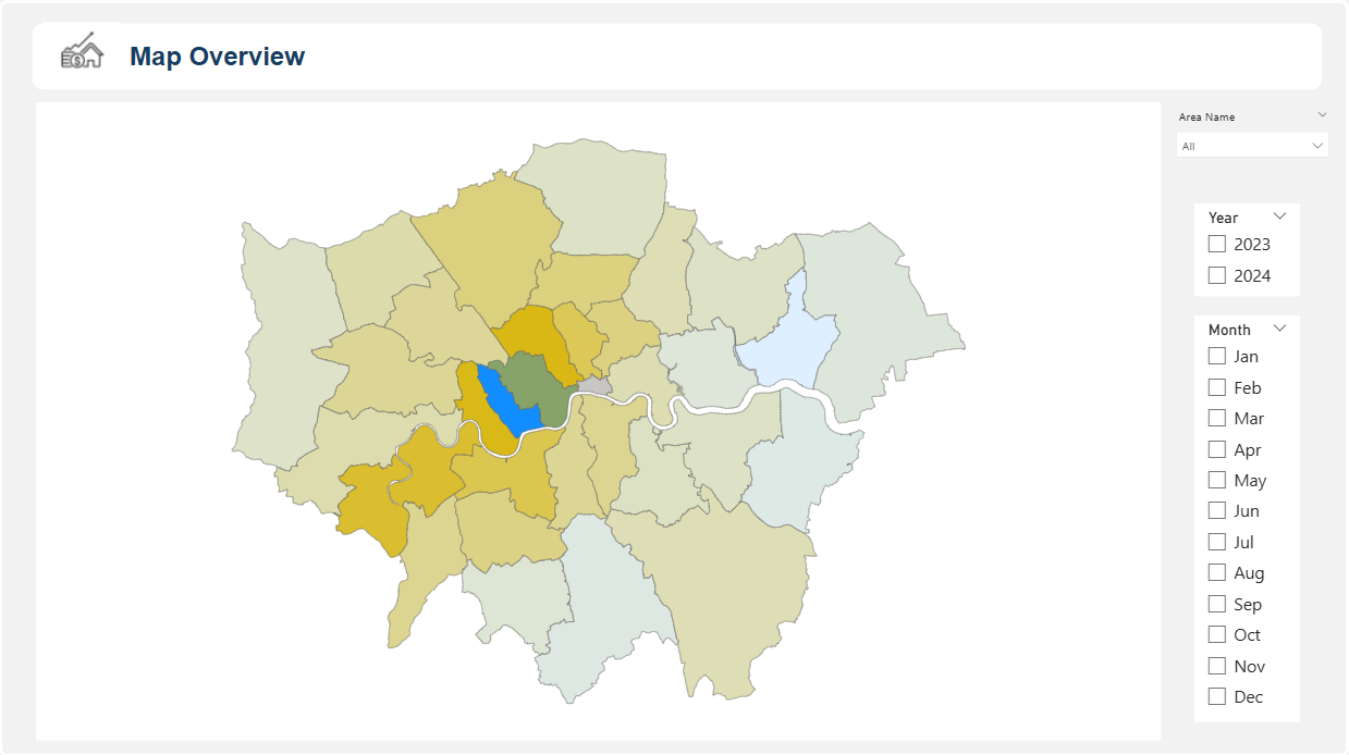 Building a London House Prices Dashboard in Power BI - Acuity Training